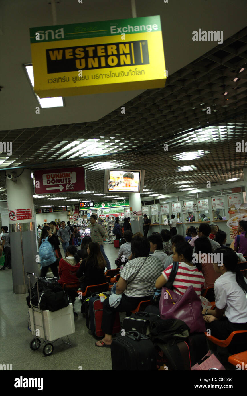 Northern bus terminal , Bangkok , Thailand Stock Photo - Alamy