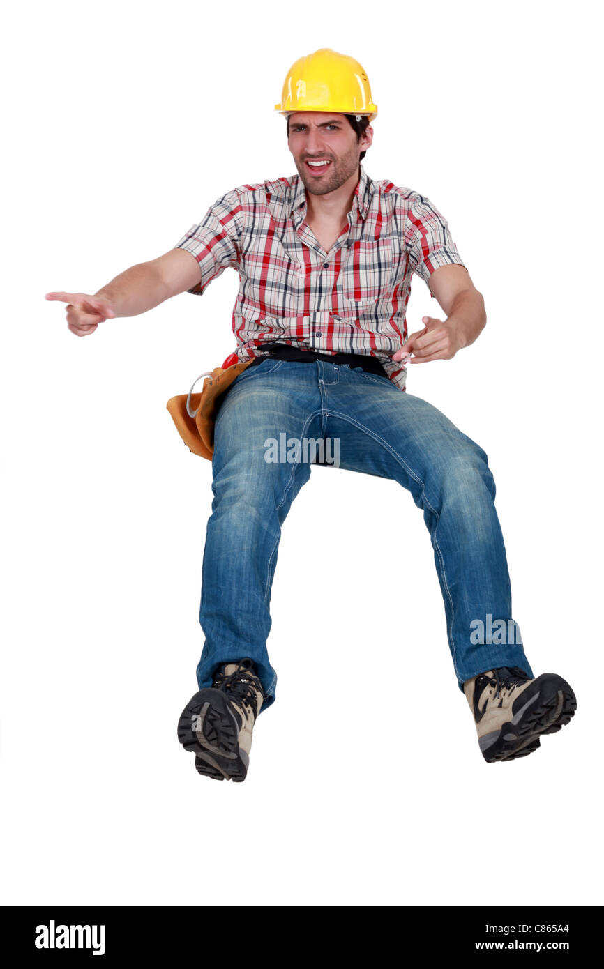 Suspended construction Cut Out Stock Images & Pictures - Alamy