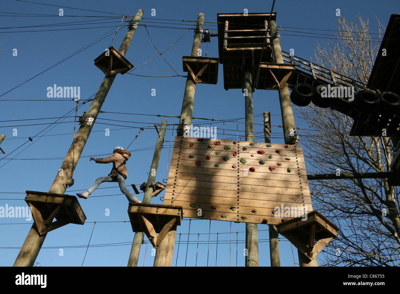 High Ropes High Resolution Stock Photography and Images - Alamy