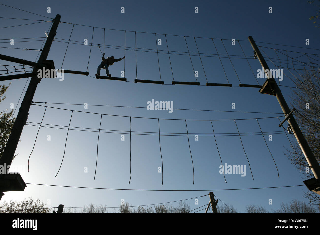 Aerial Extreme’s High Ropes Adventure Courses at Willen Lake in Milton ...