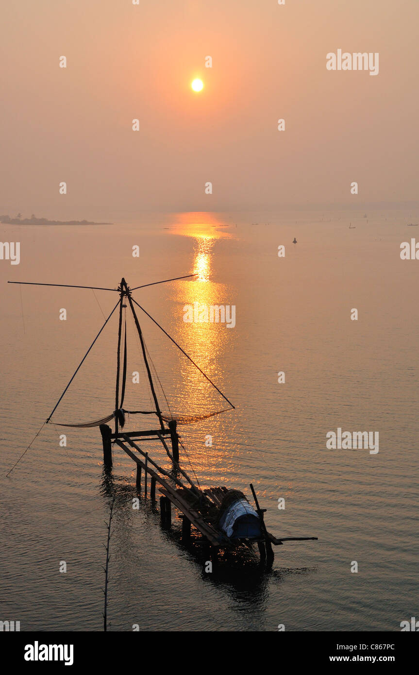 Kerala Backwater Scene Stock Photo - Alamy
