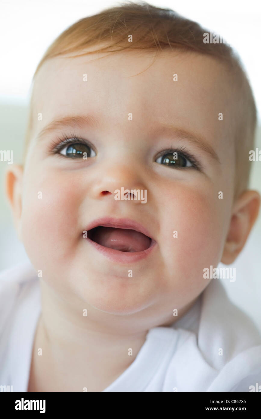 Happy baby, portrait Stock Photo - Alamy Happy baby, portrait Stock Photo - Alamy