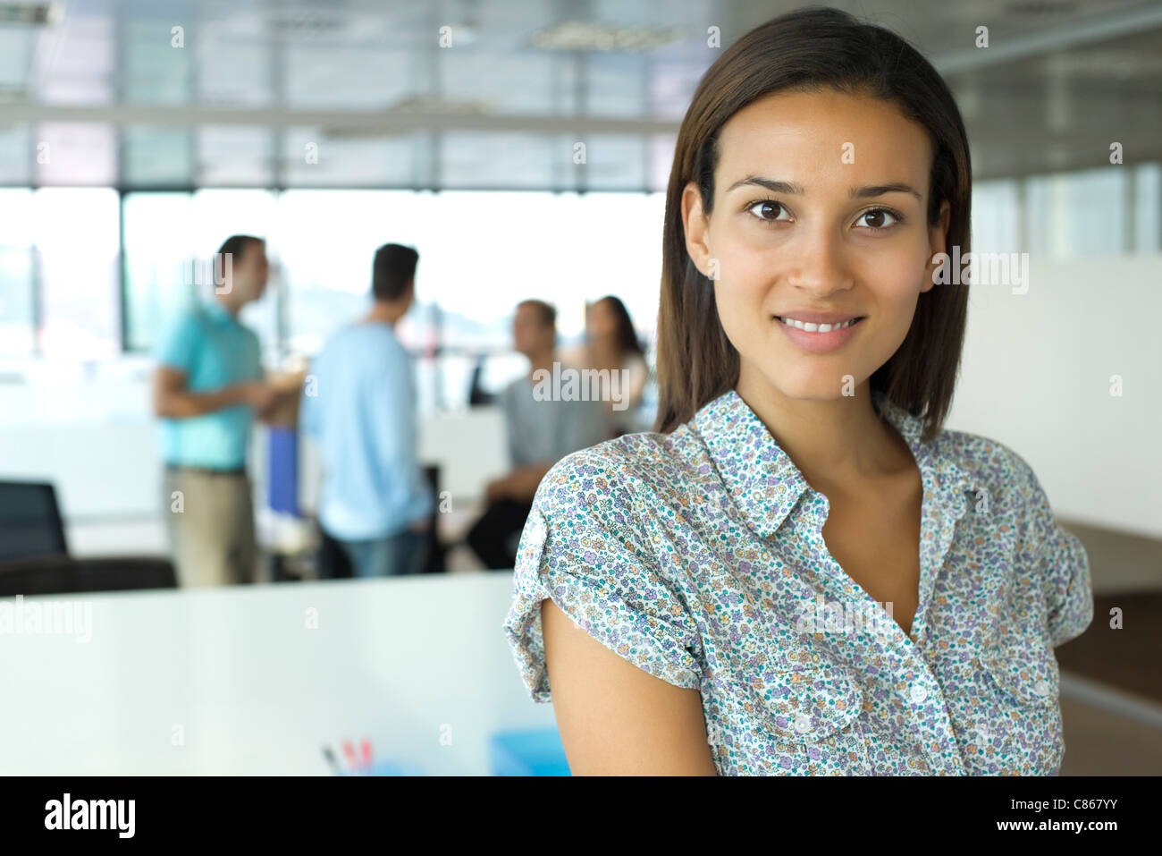 Professional woman in office, portrait Stock Photo - Alamy