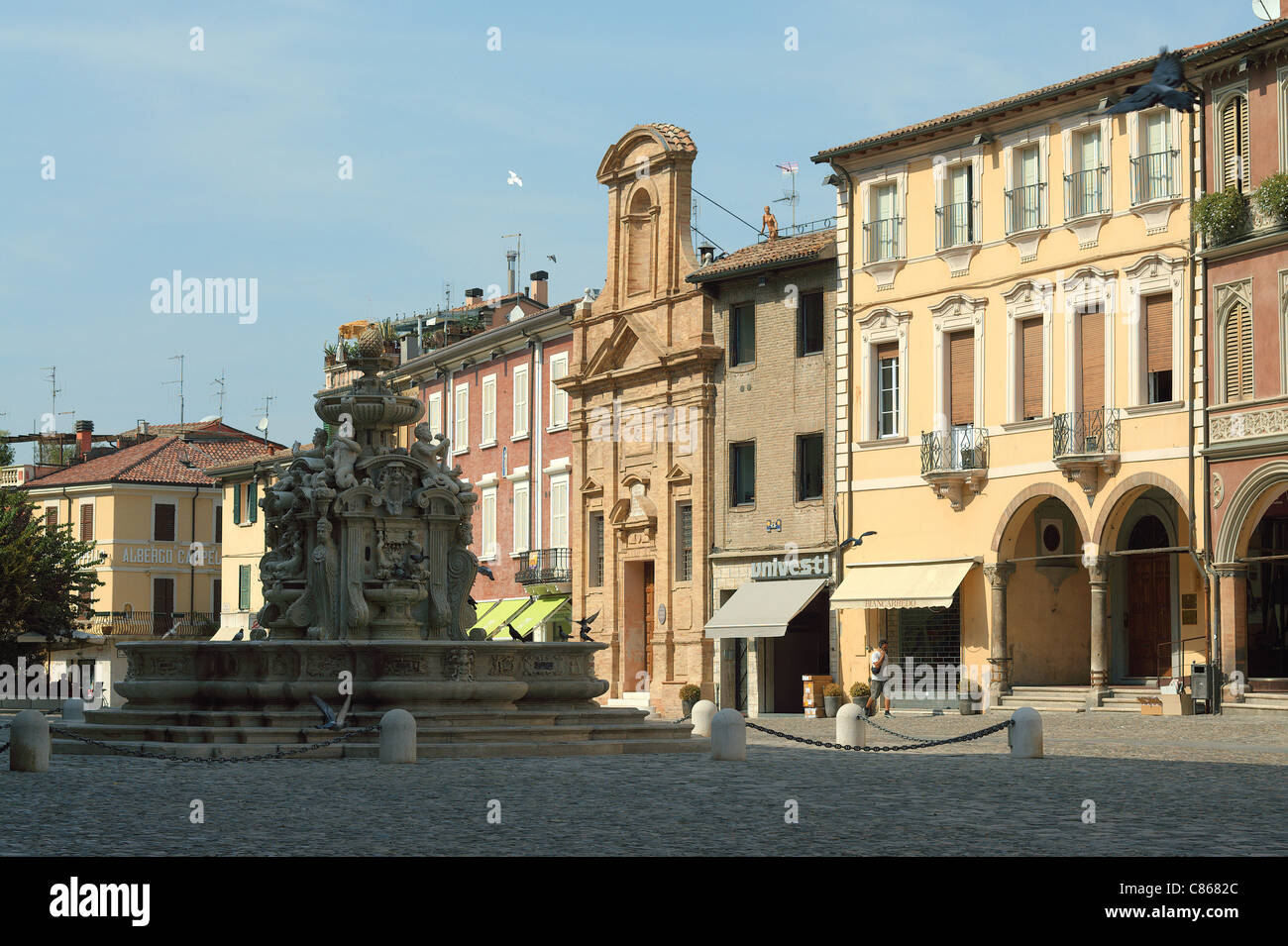 Cesena Piazza della Liberta Italy Stock Photo - Alamy