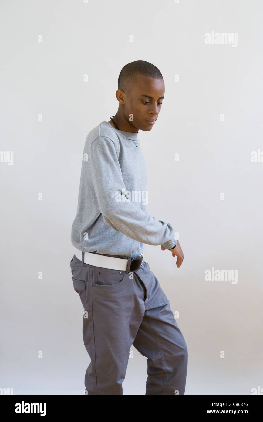 Young trendy dressed man dancing hi-res stock photography and images ...