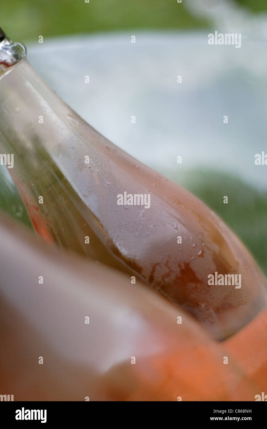 Condensation on bottles Stock Photo - Alamy