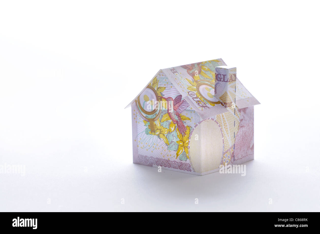 Folded Banknote Sterling High Resolution Stock Photography and Images ...