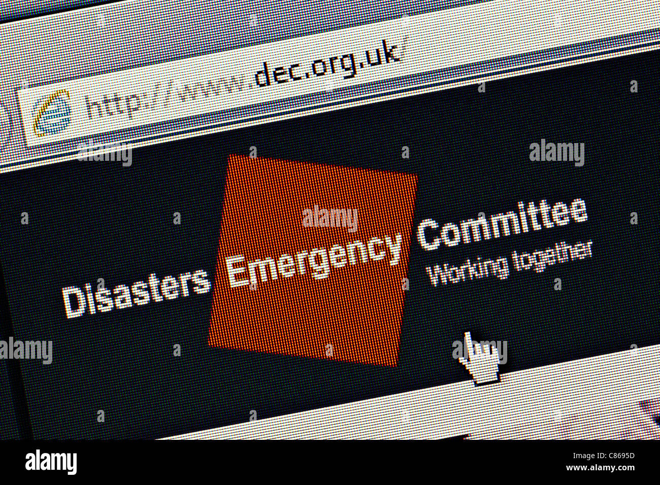 DEC logo and website close up Stock Photo - Alamy