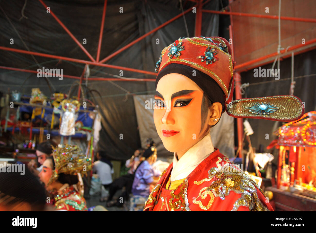 Portrait of Chinese Opera Performer Stock Photo - Alamy