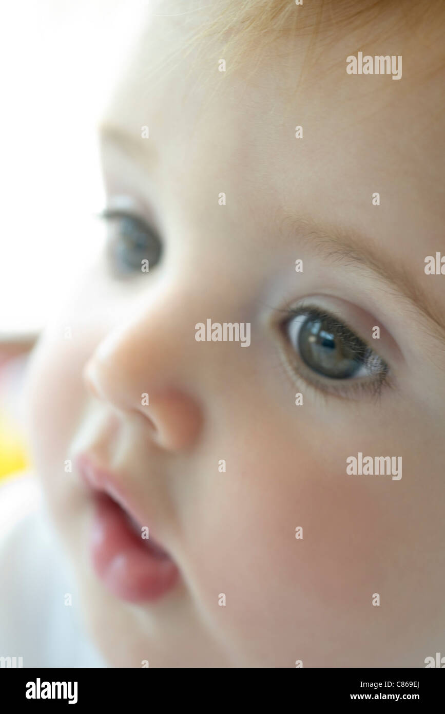Baby, close-up portrait Stock Photo - Alamy