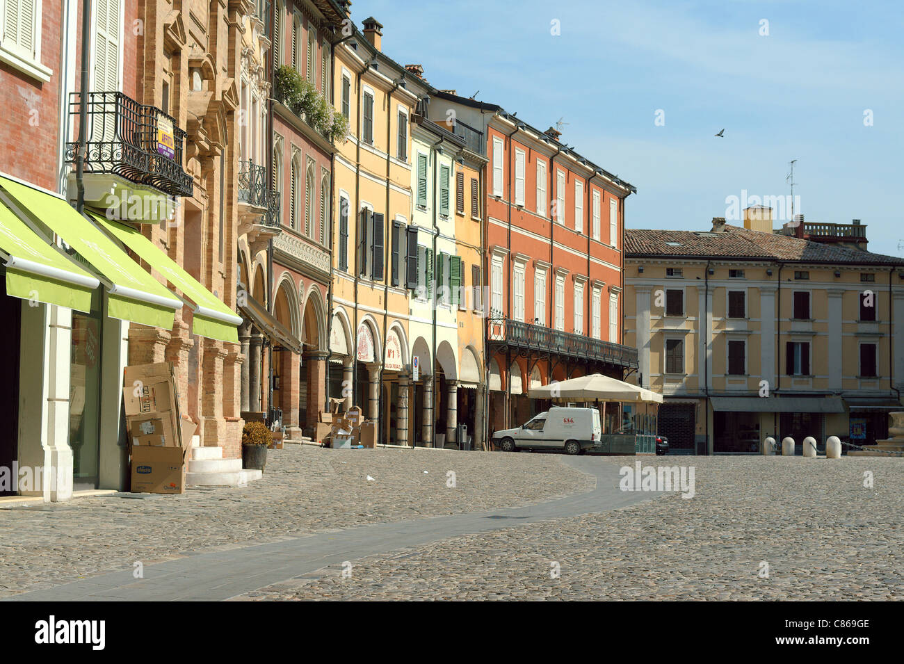Cesena Piazza della Liberta Italy Stock Photo - Alamy