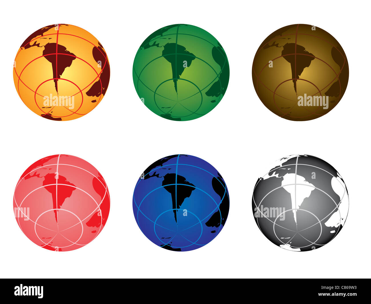 America southern Cut Out Stock Images & Pictures - Alamy