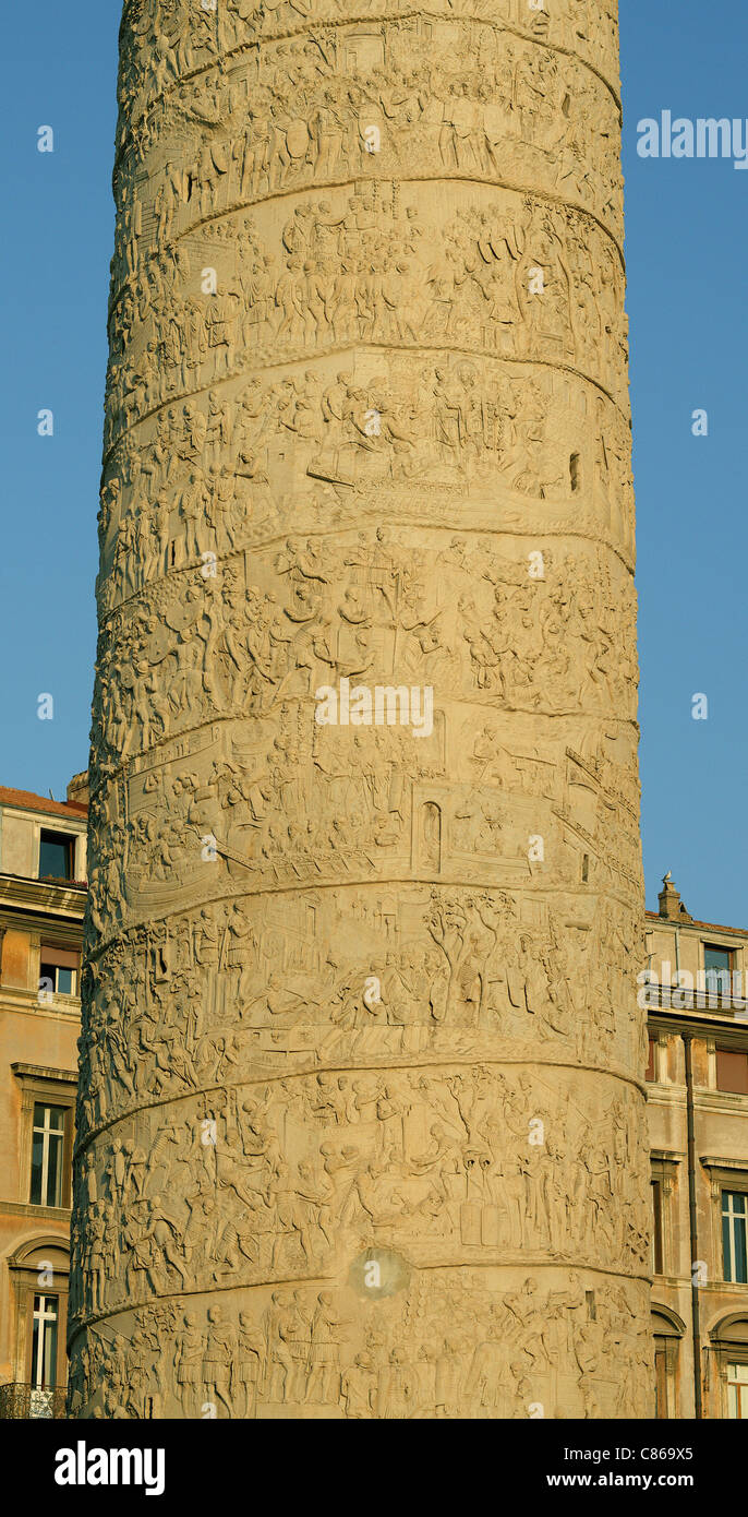 Carved relief Traian s Column Colonna di Traiano Traianus Rome Italy ...
