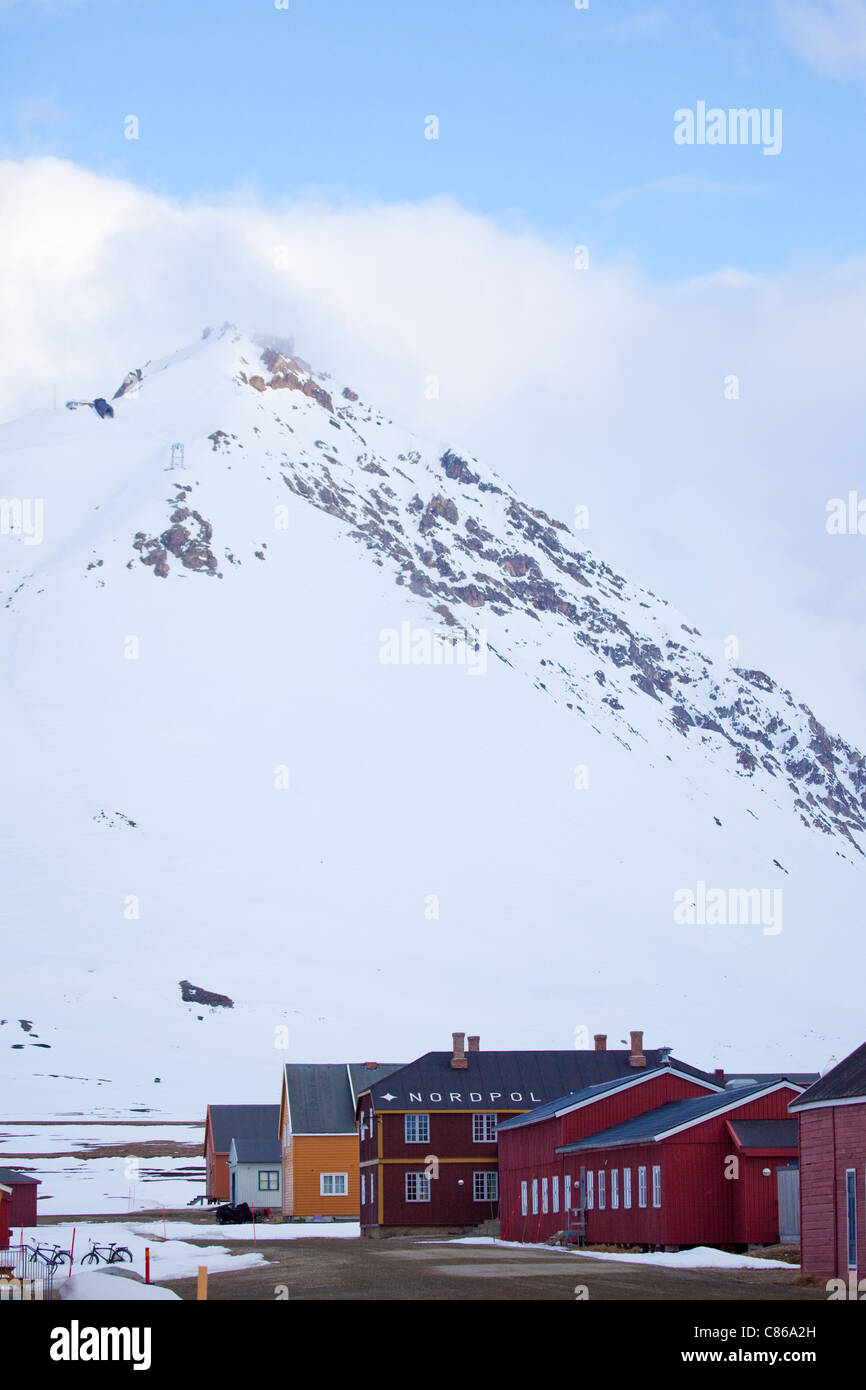 The North Pole Hotel - the mostly northerly hotel in the world Stock ...