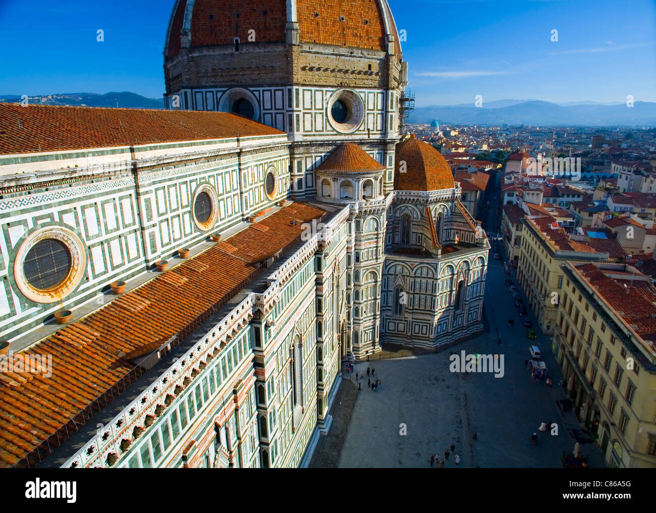 Dome of the Santa Maria del Fiore cathedral church (Duomo) Florence ...