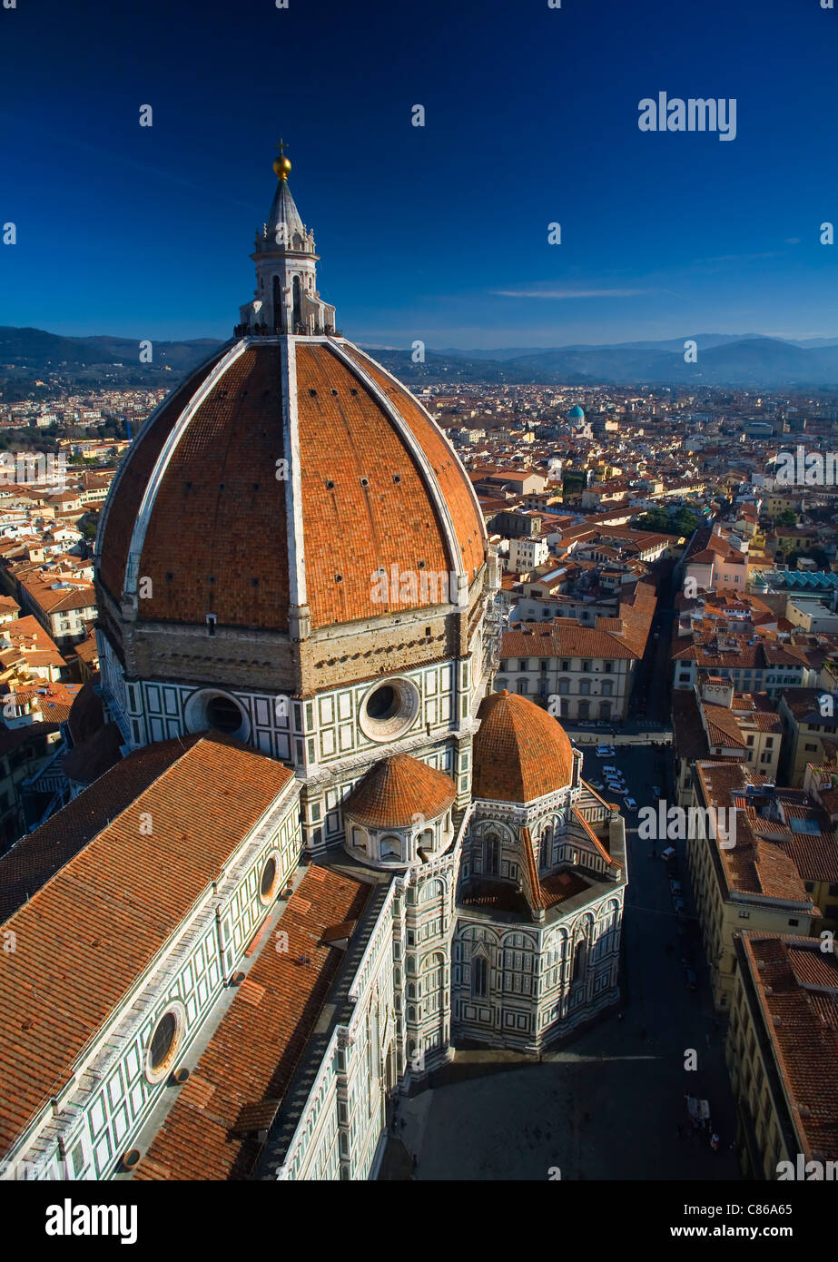 Dome of the Santa Maria del Fiore cathedral church (Duomo) Florence ...