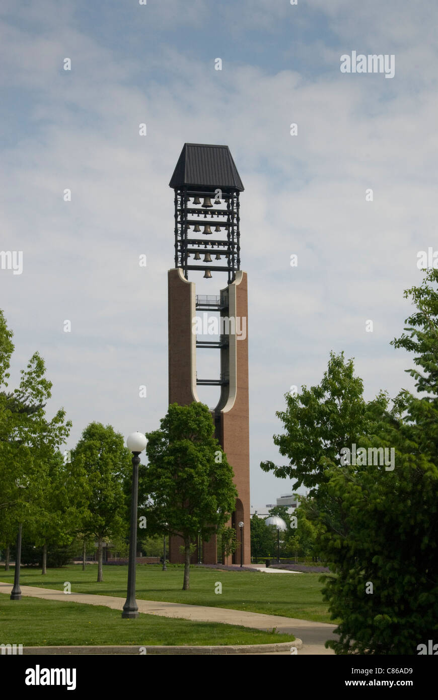 Bell tower, University of Illinois, Urbana, Illinois, USA Stock Photo ...