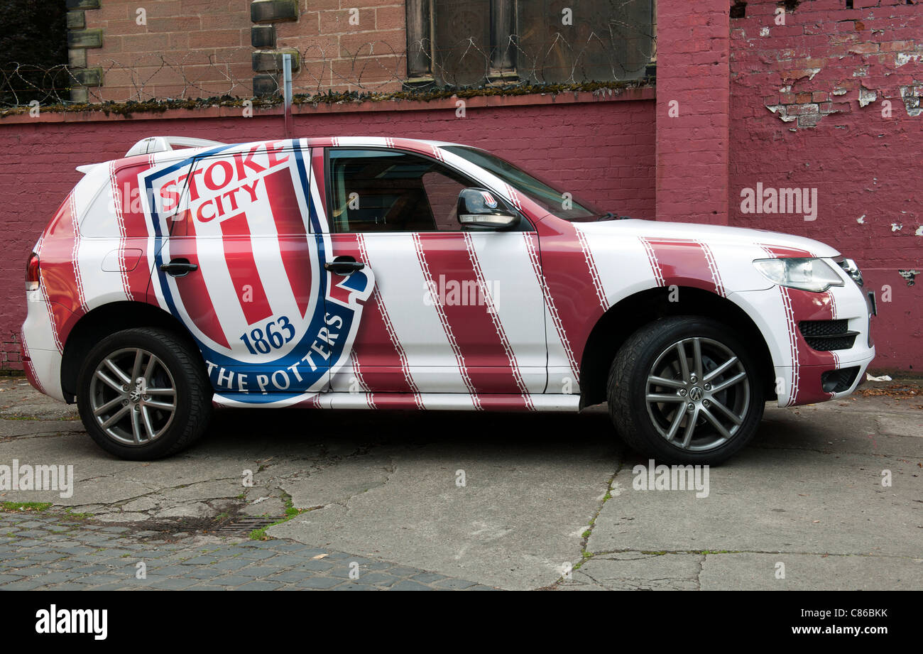 Stoke City Football Club Community Vehicle Stock Photo - Alamy