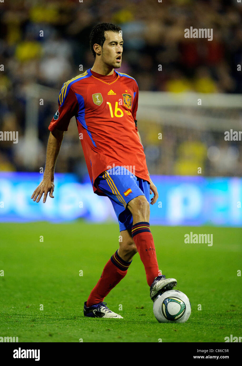 Sergio Busquets of Spain Stock Photo - Alamy