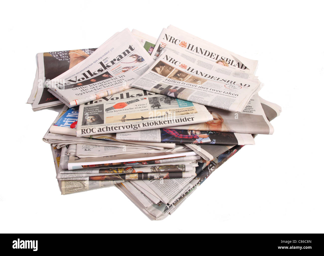 Dutch newspapers Cut Out Stock Images & Pictures - Alamy