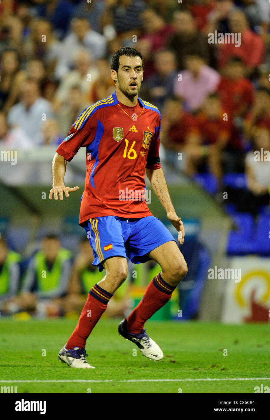 Sergio Busquets of Spain Stock Photo - Alamy