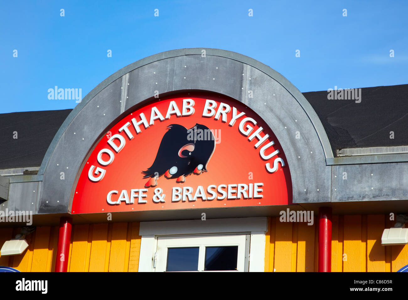 Godthaab Bryghus (brewery), Nuuk, Greenland Stock Photo - Alamy
