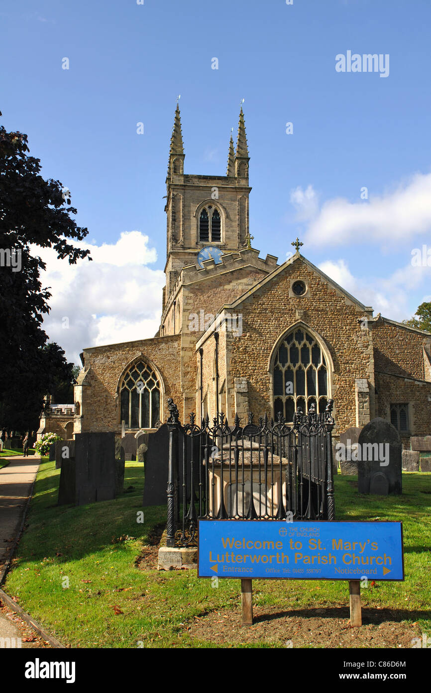 Lutterworth Church Stock Photos & Lutterworth Church Stock Images - Alamy