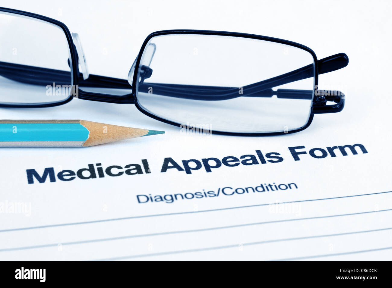 Medical appeals form Stock Photo - Alamy