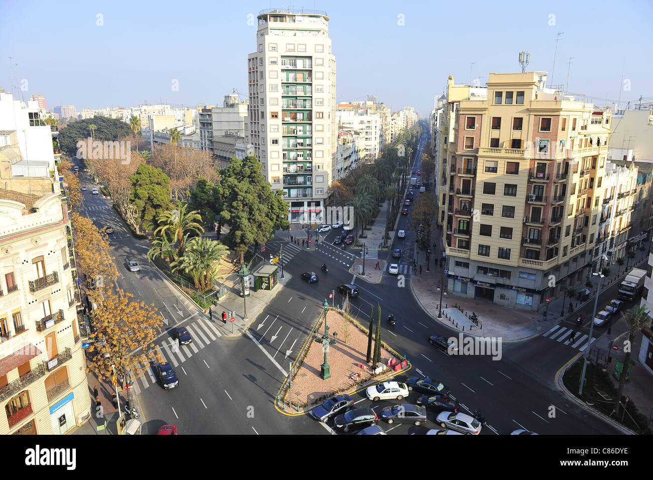 Valencia street view hi-res stock photography and images - Alamy