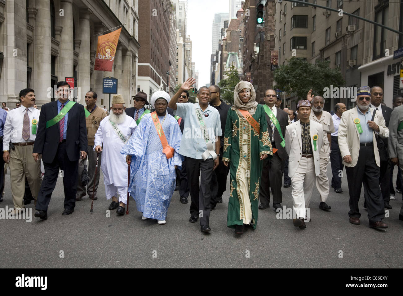 Nyc muslim parade hi-res stock photography and images - Alamy