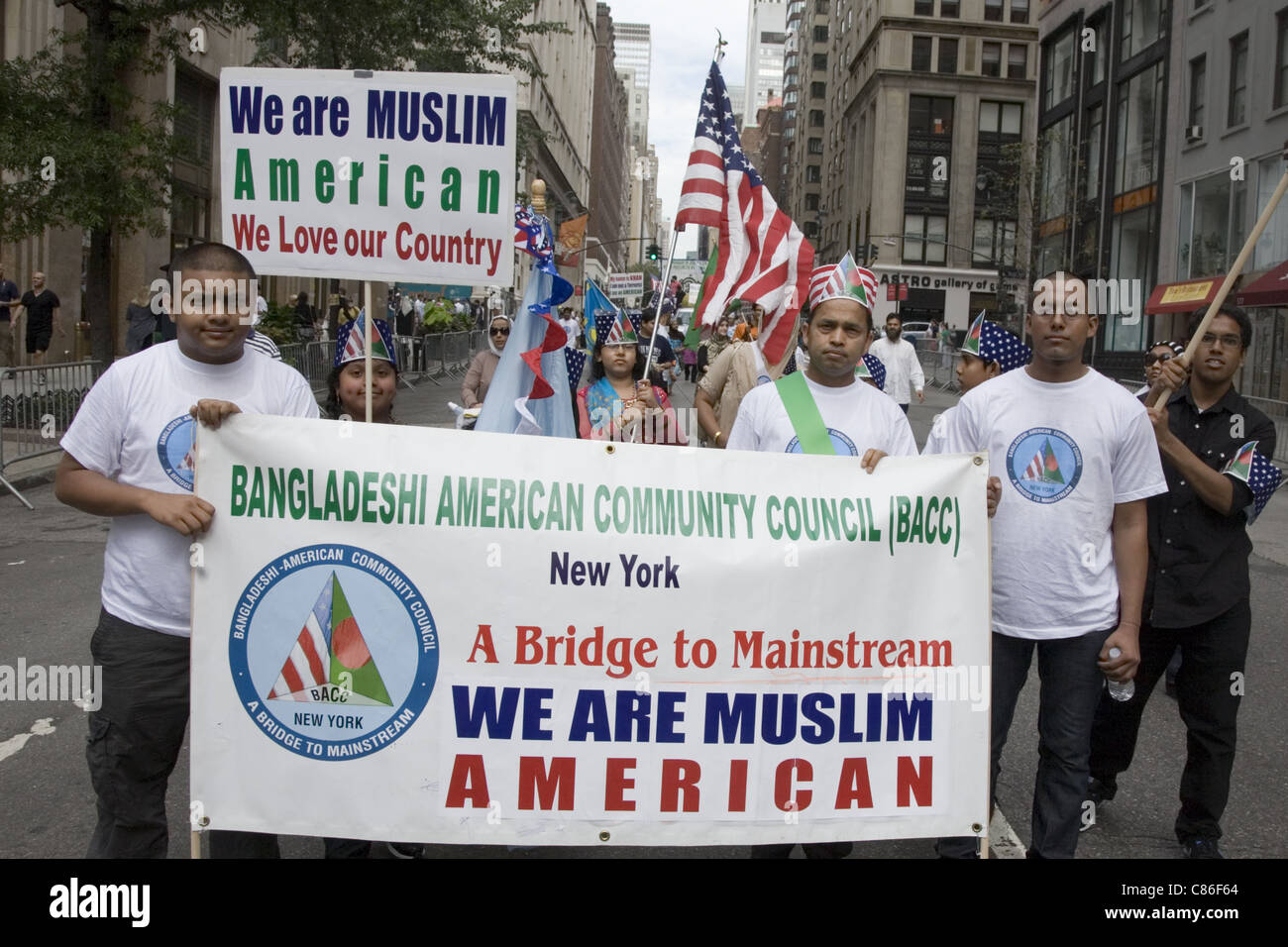 Nyc muslim parade hi-res stock photography and images - Alamy