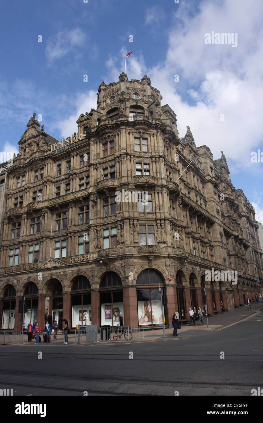 Exterior of Jenners department store Edinburgh Scotland August 2011 ...
