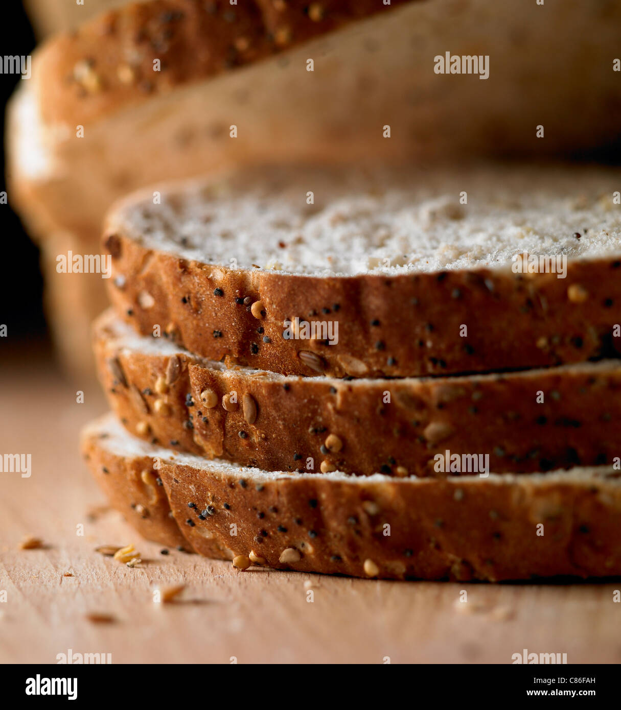 Seeded sliced bread hi-res stock photography and images - Alamy