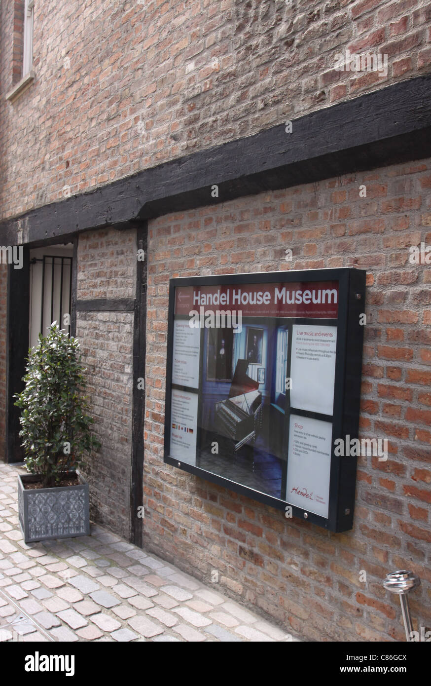 Handel House Museum London England August 2011 Stock Photo - Alamy
