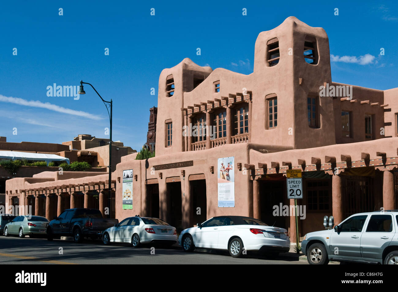 Museum of Contemporary Native Arts in Santa Fe New Mexico USA Stock ...