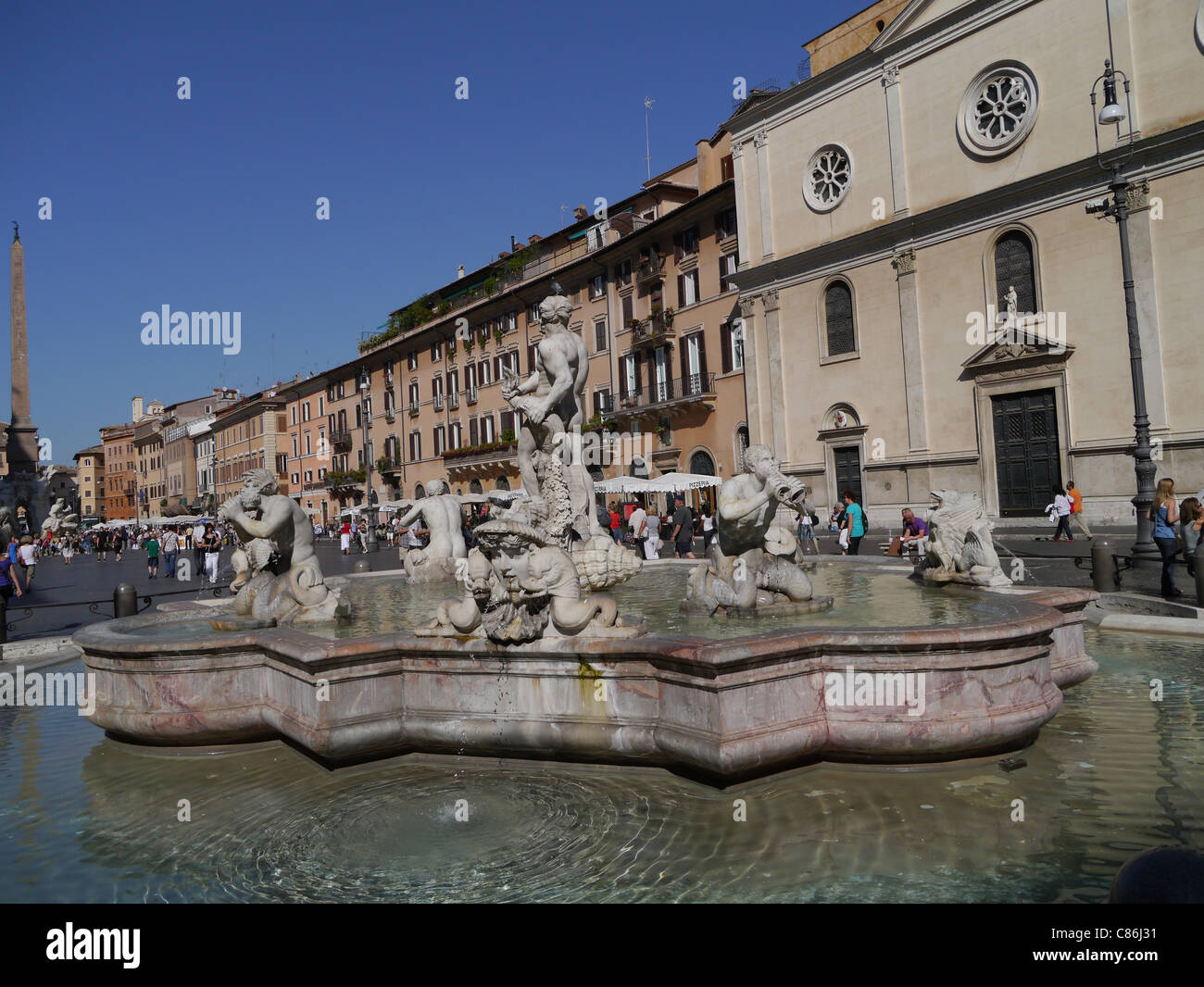 Rome cafe navona hi-res stock photography and images - Alamy
