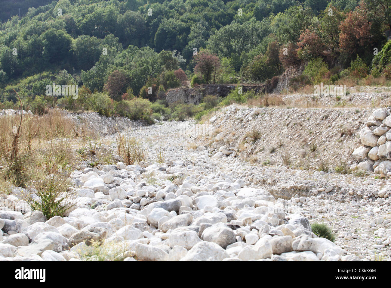 dry river bed Stock Photo - Alamy
