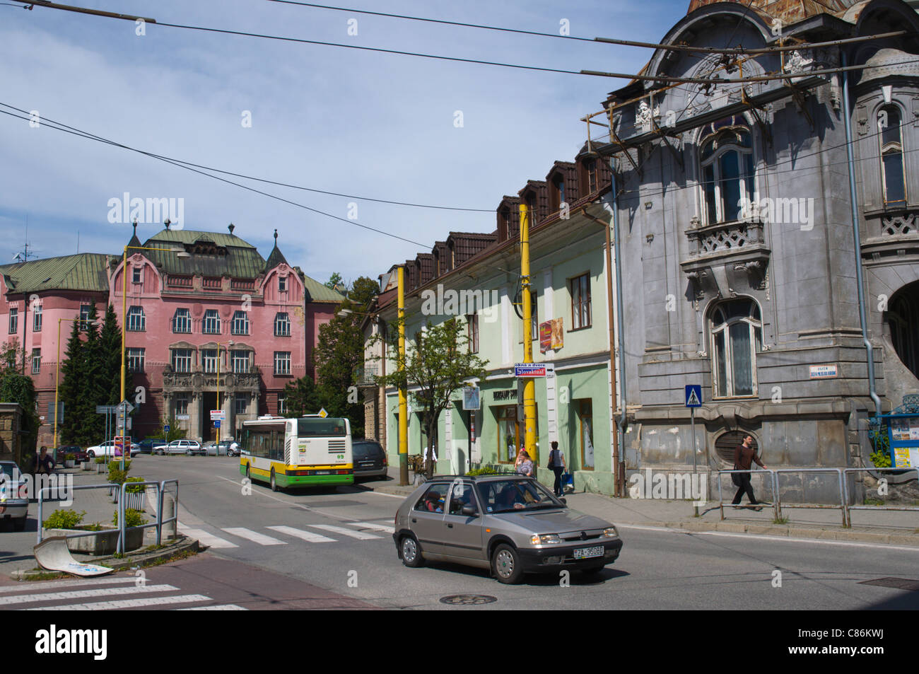 Na Priekope street central Žilina Slovakia Europe Stock Photo - Alamy