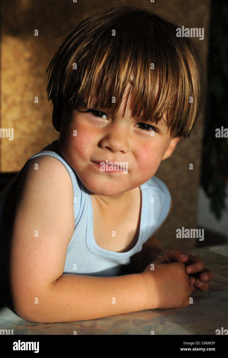 A portrait of a small boy Stock Photo - Alamy