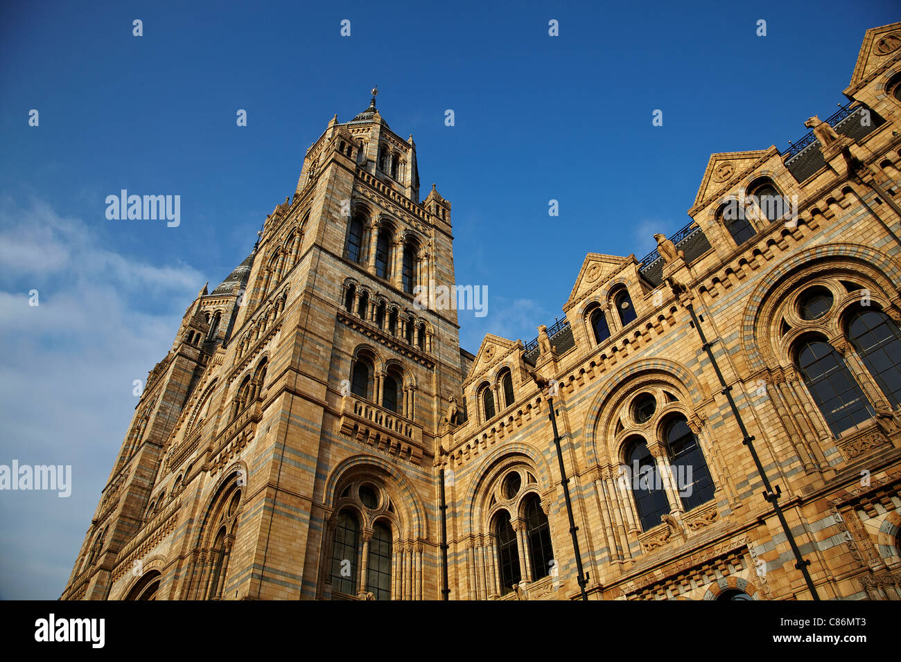 Exterior view of London's Natural history museum building Stock Photo ...