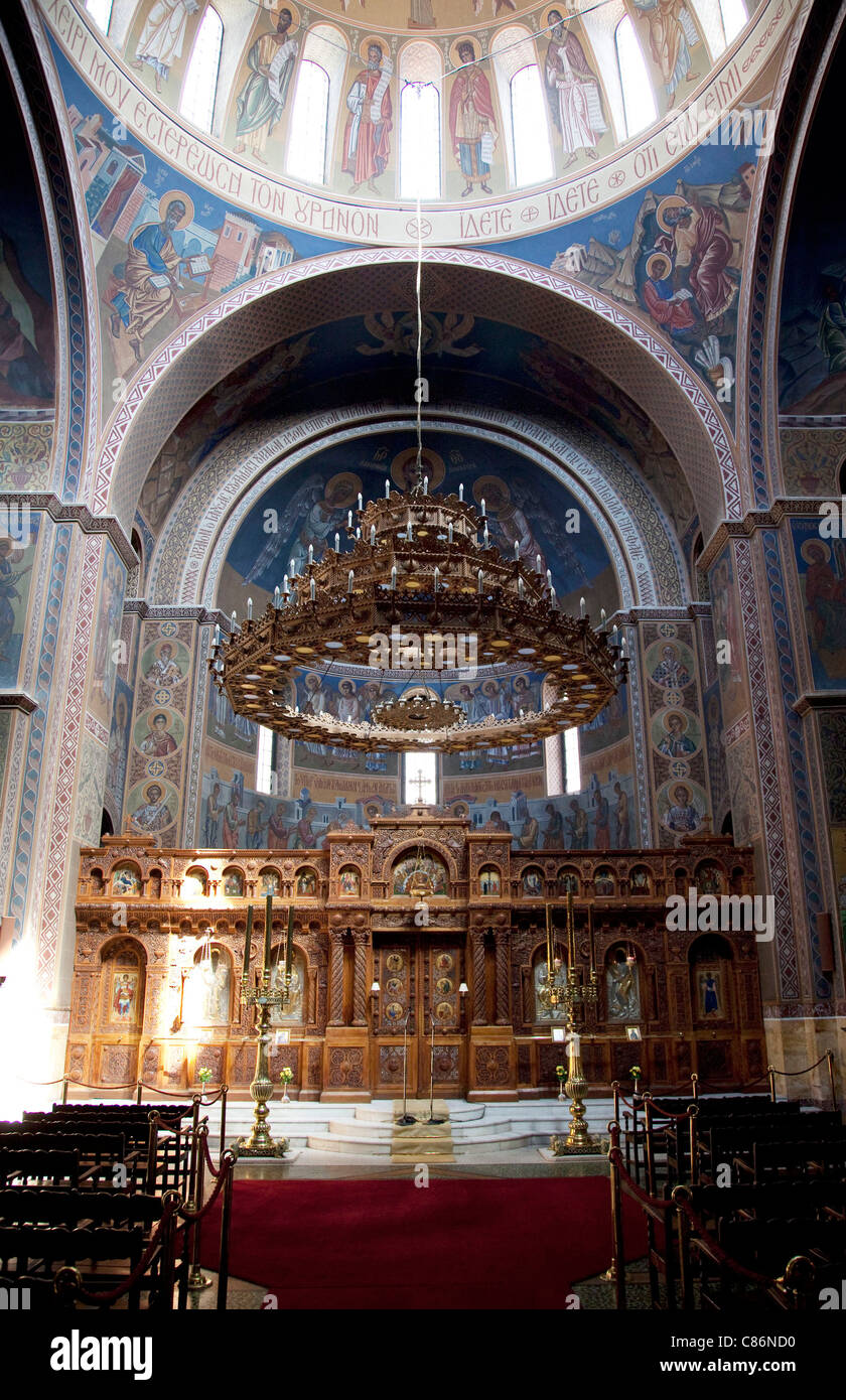 Interior of Roman Catholic Cathedral of St Dionysius. Built in 1865 ...