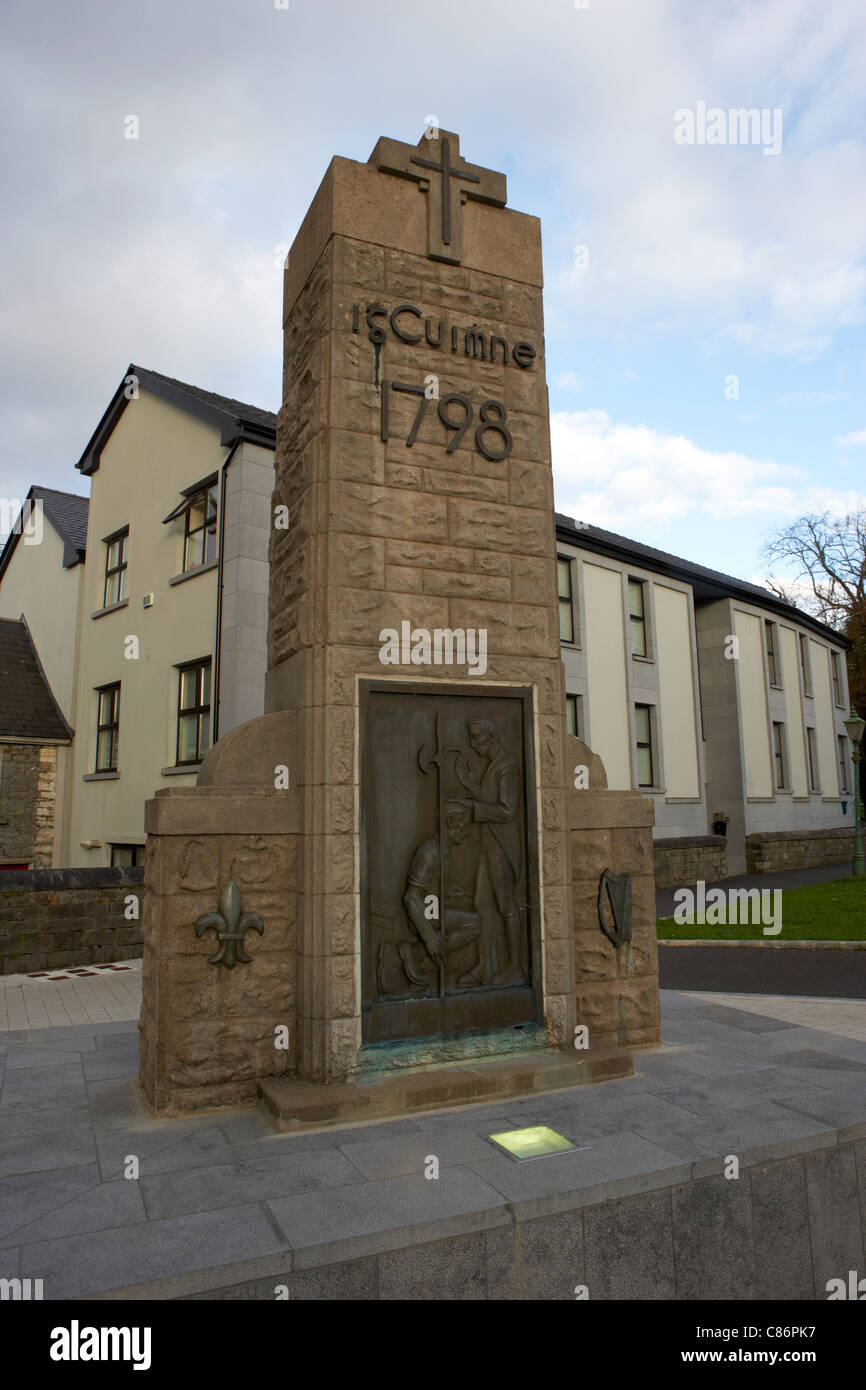 1798 rebellion memorial in castlebar county mayo republic of ireland ...