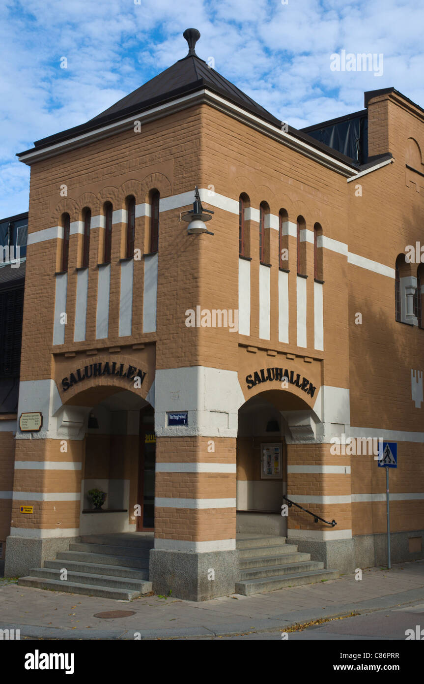 Saluhallen the market hall central Uppsala city Svealand province ...