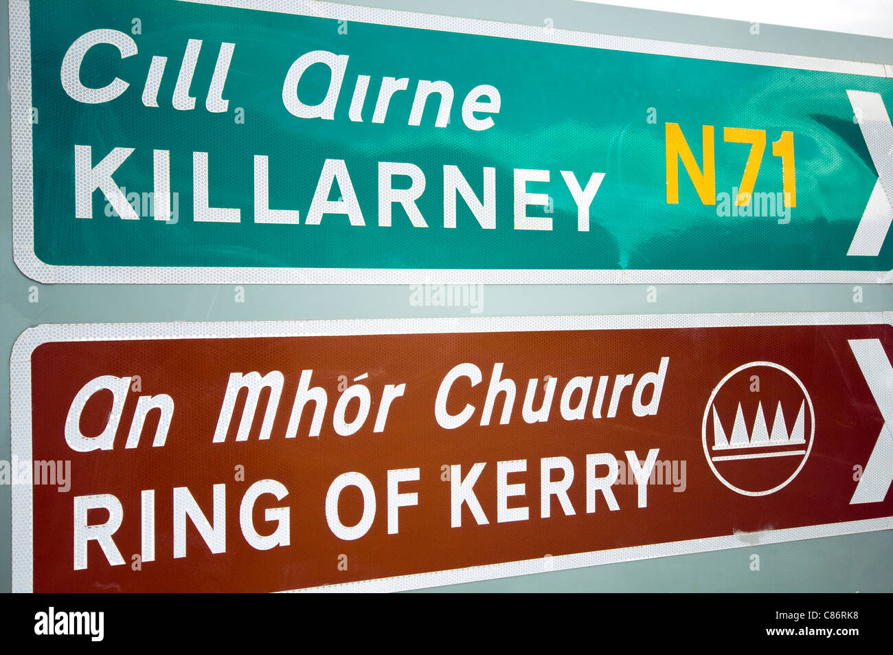 Direction signs ireland hi-res stock photography and images - Alamy