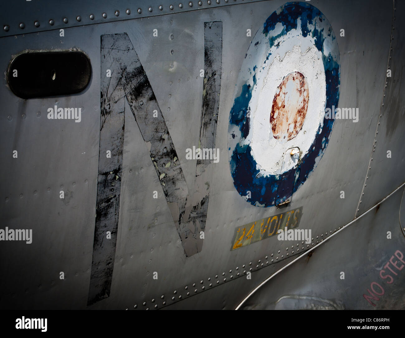 Logo from an old jet fighter Stock Photo - Alamy