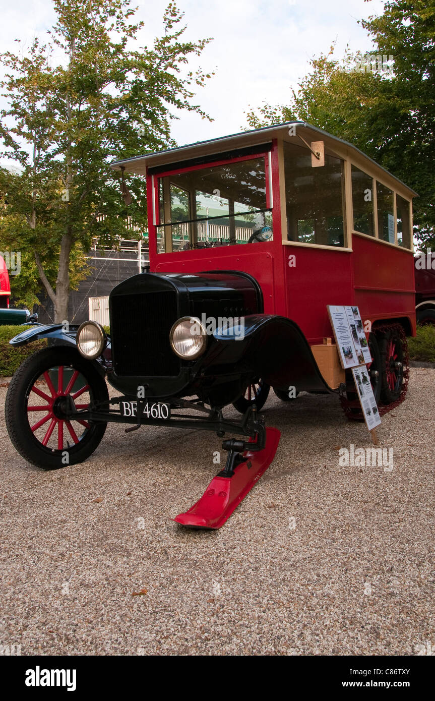 Model T Ford Snowmobile Stock Photo - Alamy