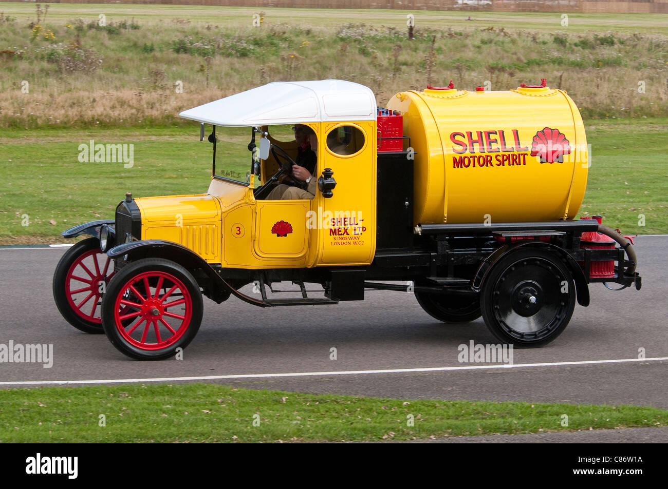 1922 Ford TT Shell Petrol Tanker Stock Photo - Alamy