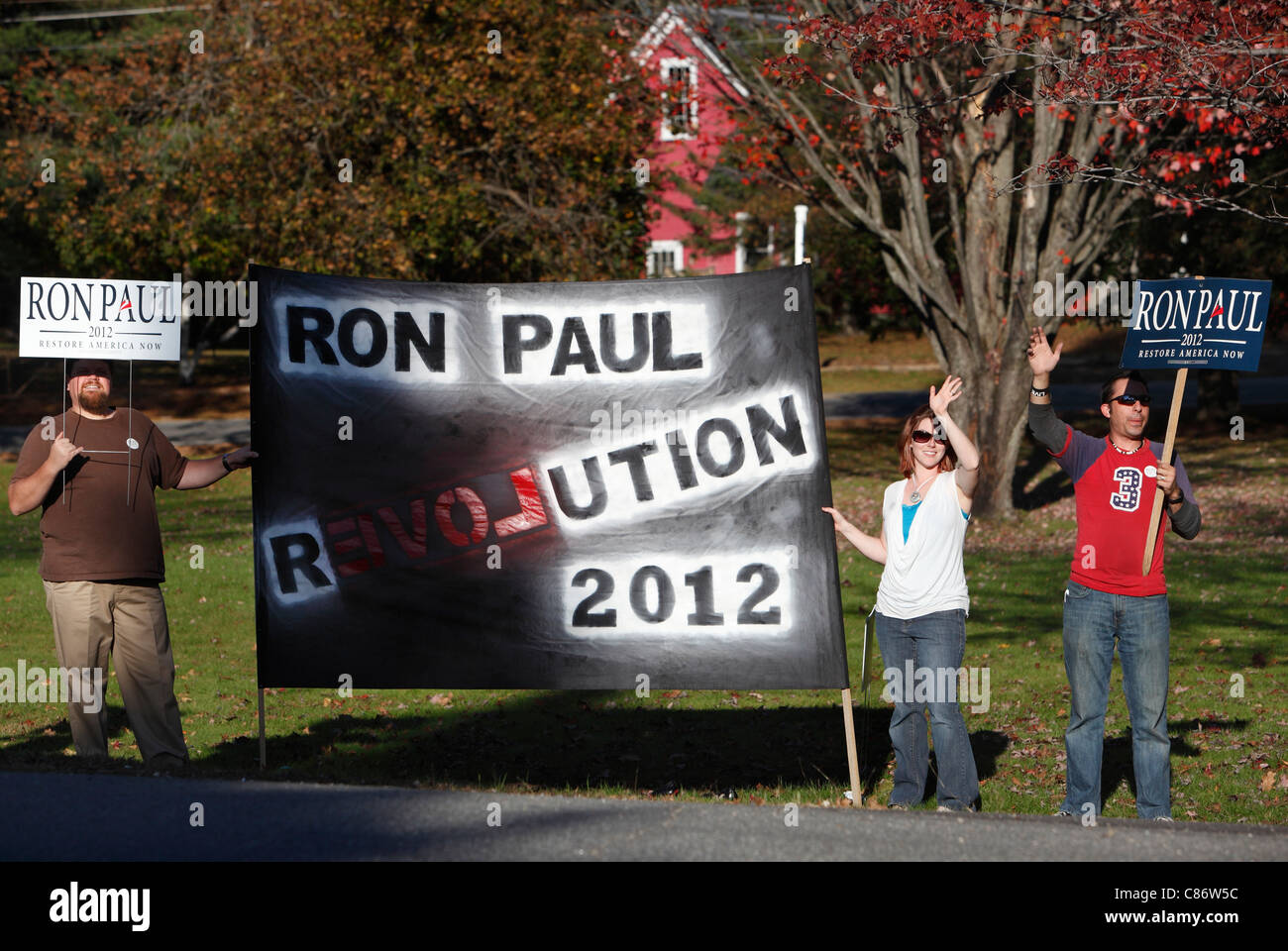 American supporters hi-res stock photography and images - Alamy