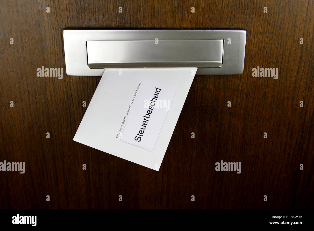 A german letter TAX RETURN Stock Photo - Alamy