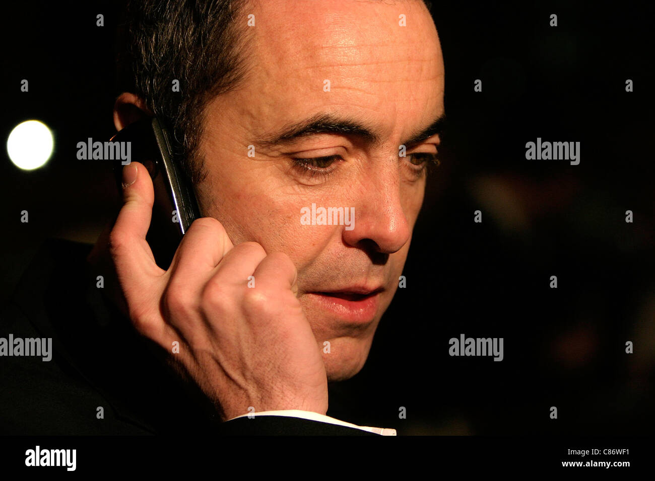 Jimmy nesbitt with mobile phone hi-res stock photography and images - Alamy